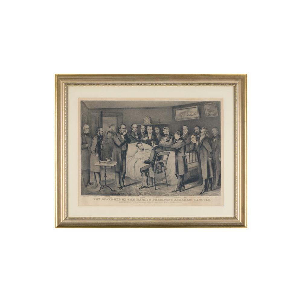 The Deathbed of the Martyr President Abraham Lincoln | The Lincoln ...