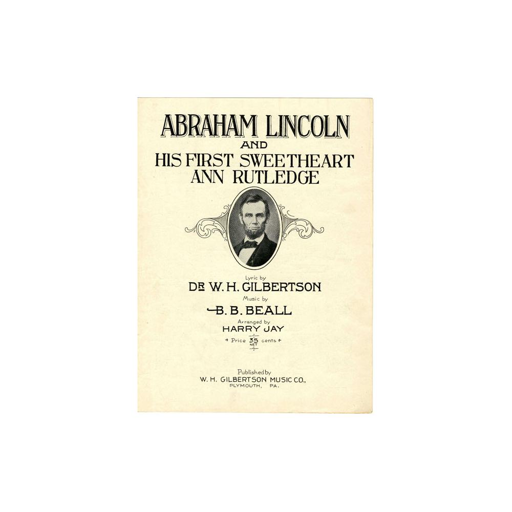 Abraham Lincoln and His First Sweetheart Ann Rutledge | The Lincoln ...