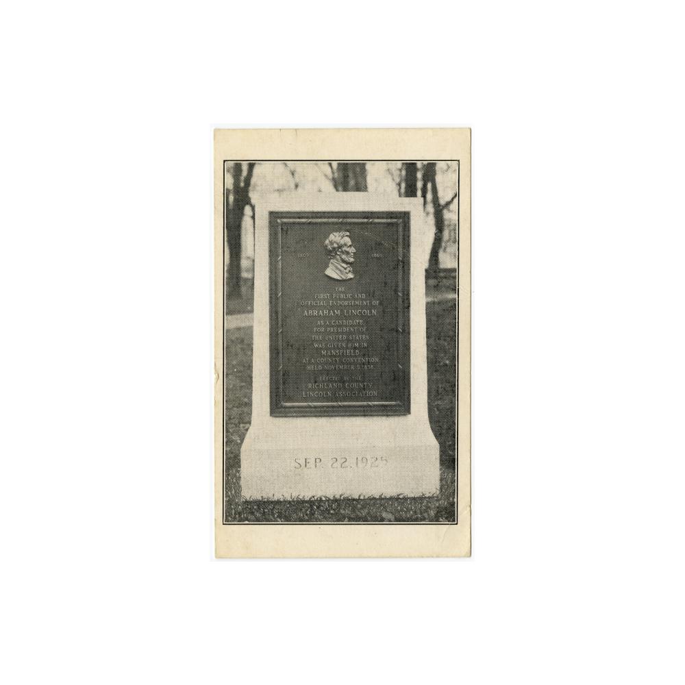 Lincoln Memorial Tablet in Mansfield, Illinois | The Lincoln Financial ...